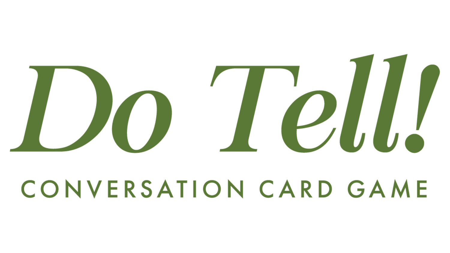Do Tell Cardgame | Conversation Cargame